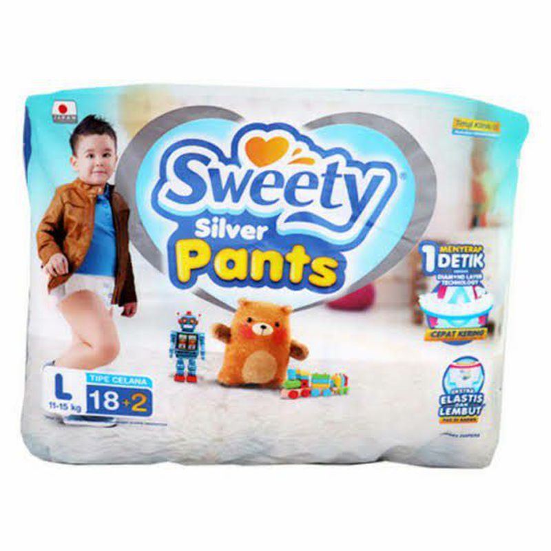 PAMPERS SWEETY UKURAN L ISI 18