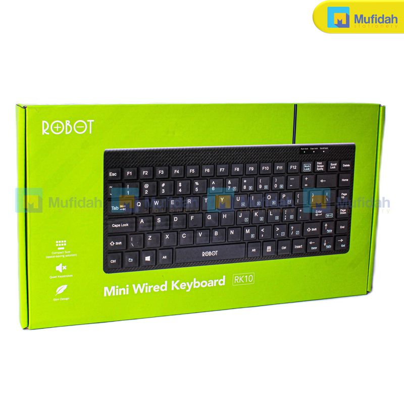 ROBOT KEYBOARD MINI RK10 BLACK