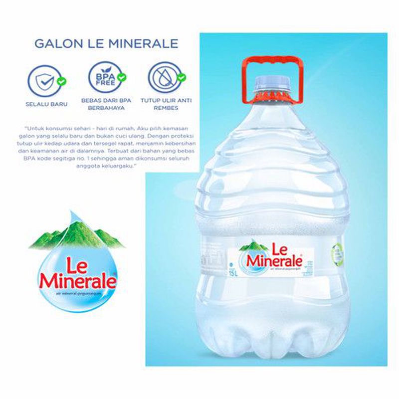 Air Mineral Galon (Le Minerale)