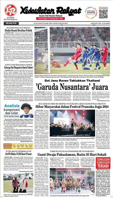 Liputan Khusus Media Cetak Halaman 1 ( Halaman Depan / Halaman Utama ...