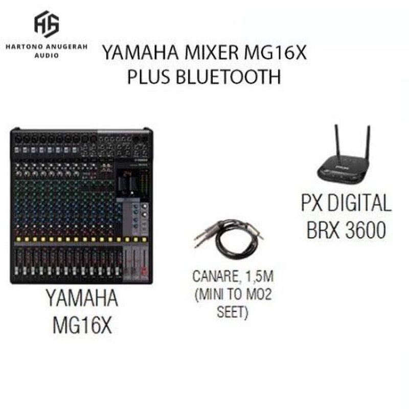 YAMAHA MIXER MG16X PLUS BLUETOOTH