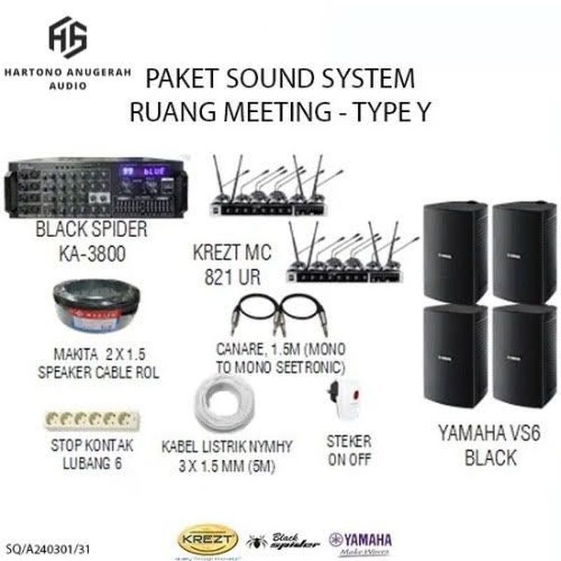 KREZT PAKET SOUND SYSTEM RUANG MEETING - TYPE Y