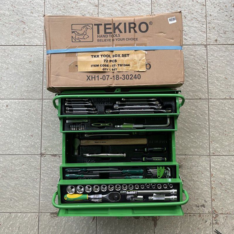 Tekiro Tool Box Set 72 Pcs