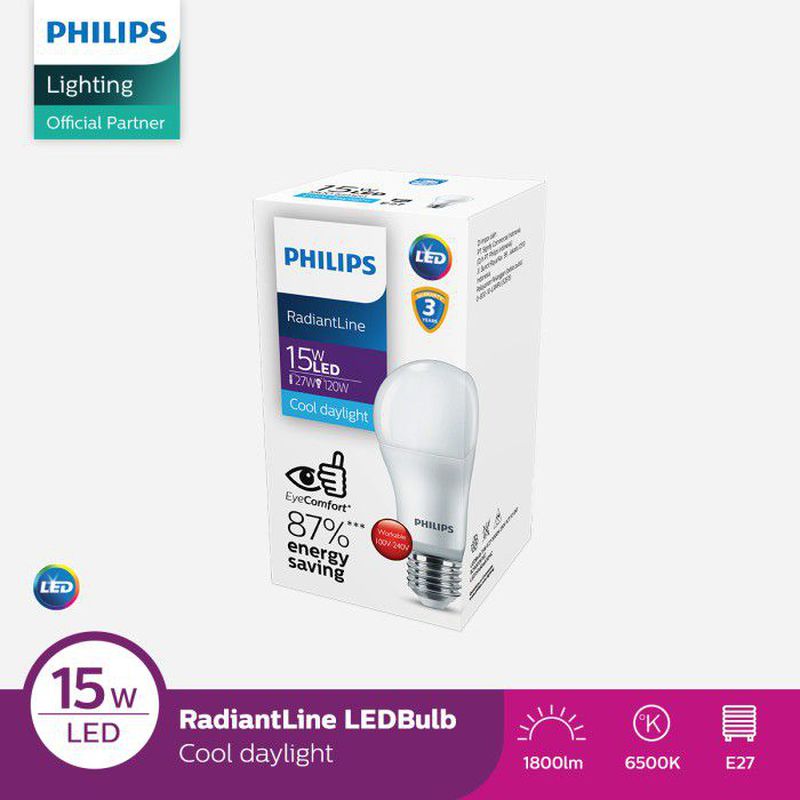 Philips RadiantLine LEDBulb 15W 3000K - Bohlam LED Warm White