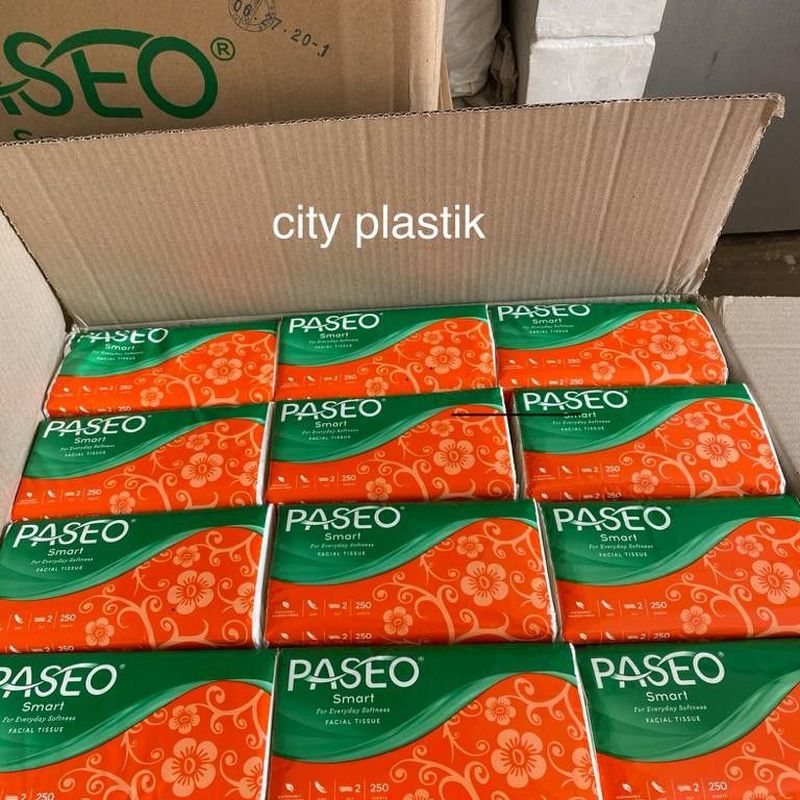 TISSUE PASEO 250 SHEETS 2PLY