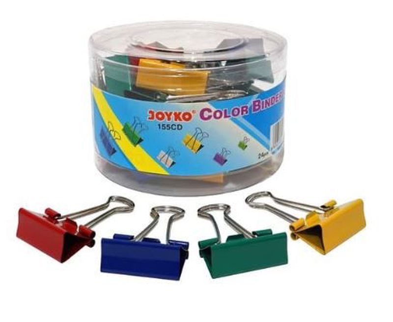JOYKO BINDER CLIPS 155 COLOUR