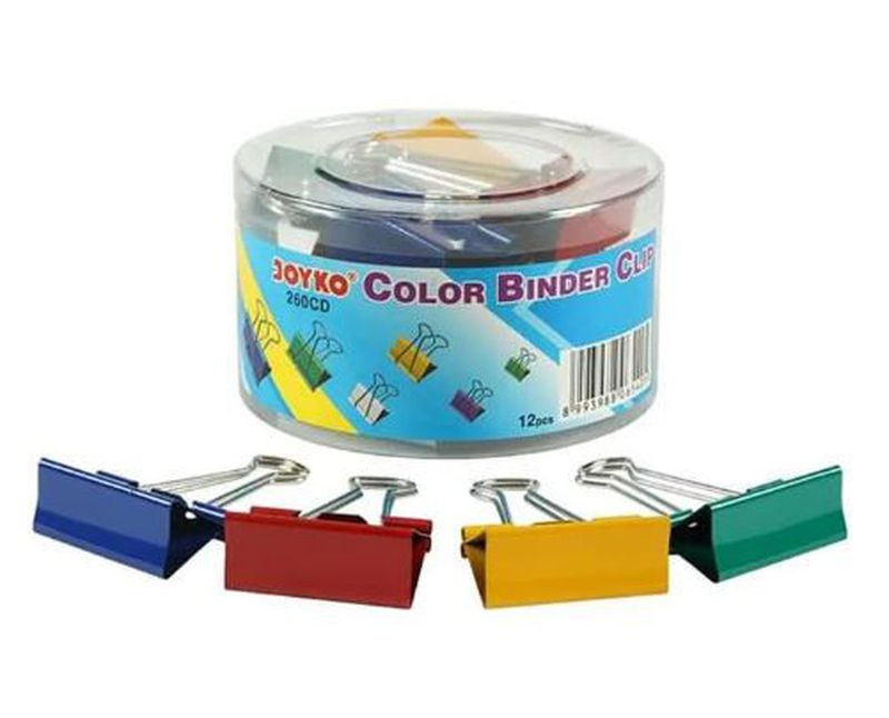 JOYKO BINDER CLIPS 260 COLOUR