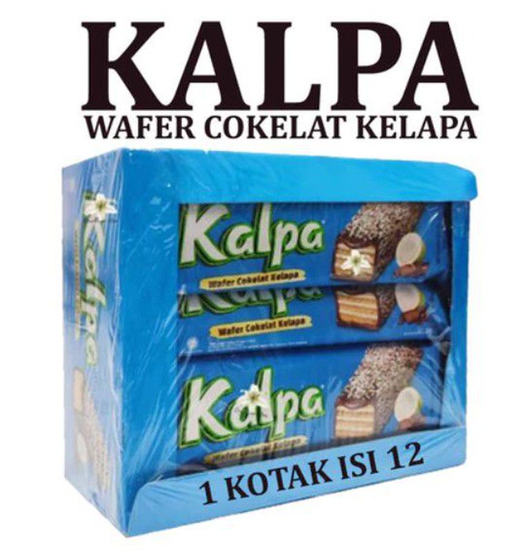 KALPA WAFER COKLAT KELAPA 1 KOTAK ISI 12