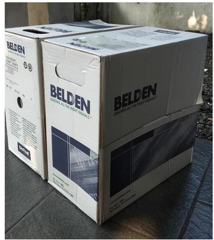 Belden Cat 5 Original Kabel LAN UTP 1Roll Cat5 305 Meter 24AWG - 305 ...