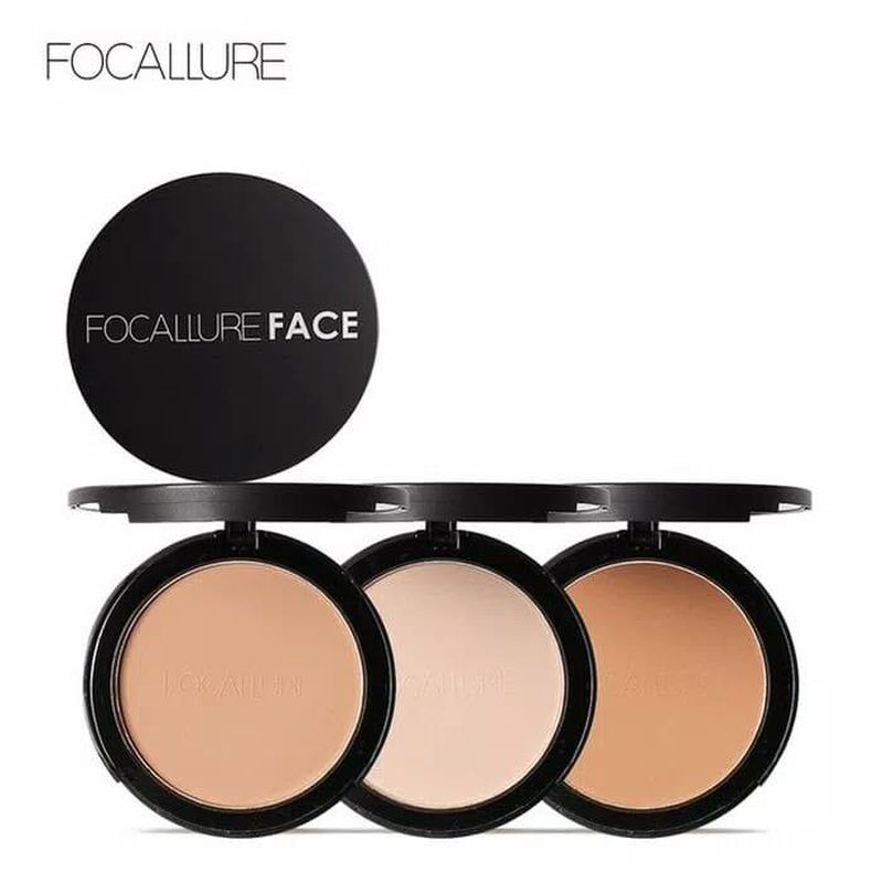 Focallure Pressed Powder With Puff Bedak Padat Focallure FA16 Bedak Compact