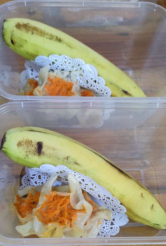 PMT Balita Kudapan dimsum ayam tuna dan buah