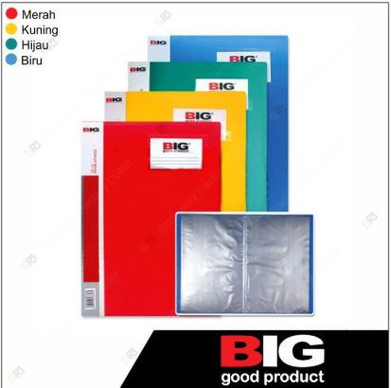 BIG MAP CLEAR HOLDER 60 CH-803 - Merah