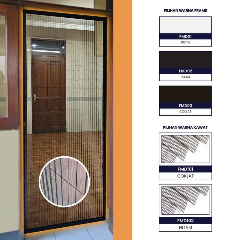 Folding Mesh Door
