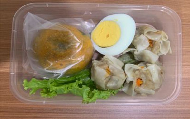 Pemberian Makanan Tambahan (PMT) BUMIL ,Siomay ikan tenggiri bumbu ...