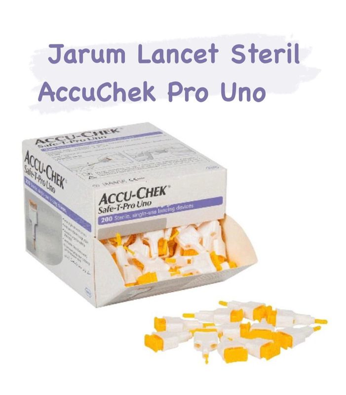 Lancet Safe T Pro Uno Accu Chek isi 200pcs