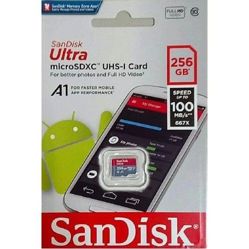 Ultra SD Card Sandisk 256 GB