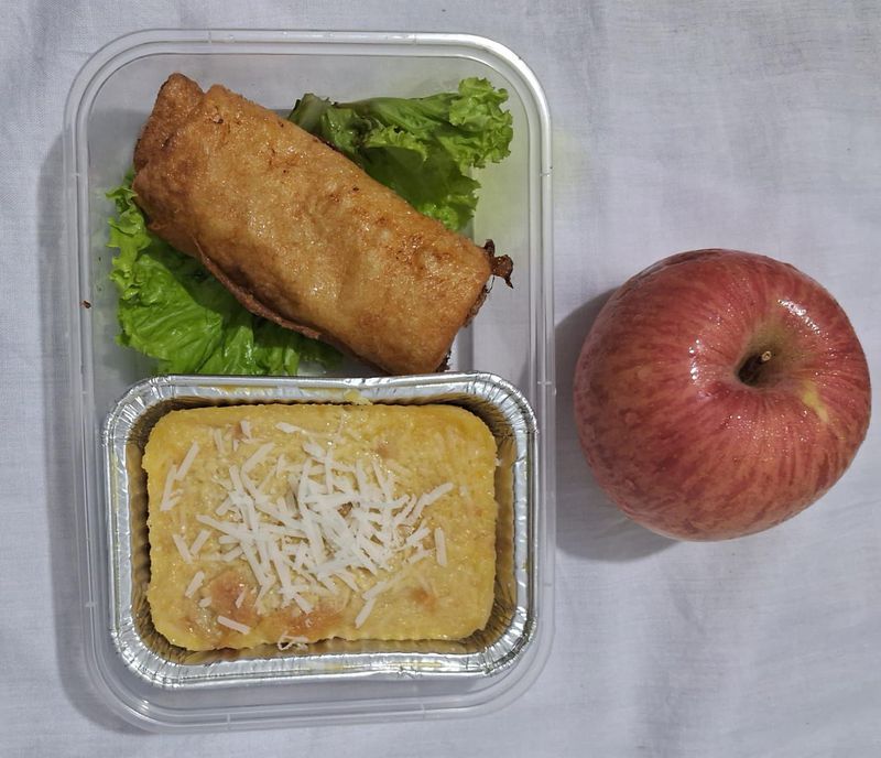 PMT Lokal Depok 12 - 59 Bulan ( Puding Roti, Sosis Solo, Apel )