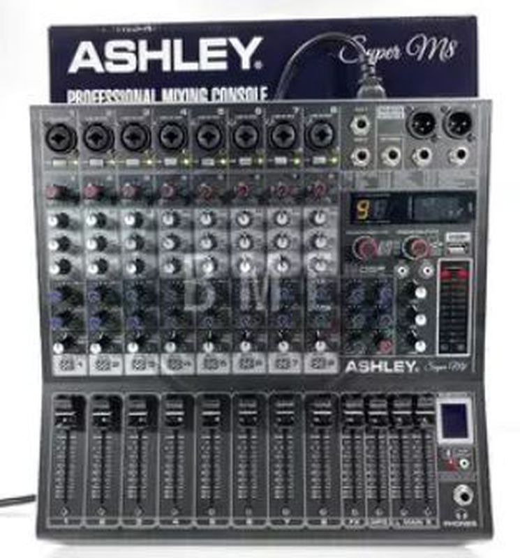 MIXER AUDIO ASHLEY SUPER M8 8CH USB-BLUETOOTH