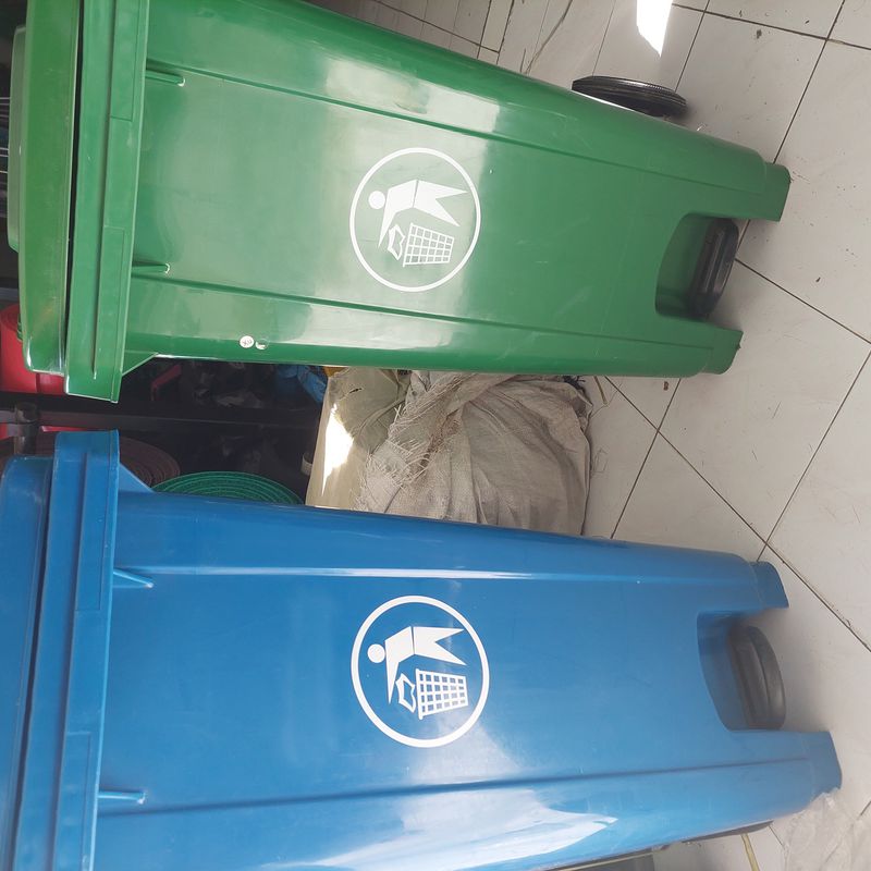 BAK SAMPAH RODA INJAK 100LTR - Biru