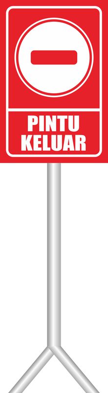 (Pre Order) Rambu Pintu Keluar