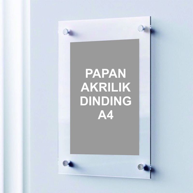 PAPAN AKRILIK DINDING A4