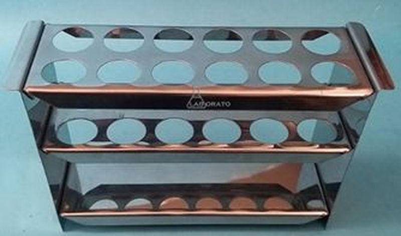 Rak Tabung Reaksi - Stainless