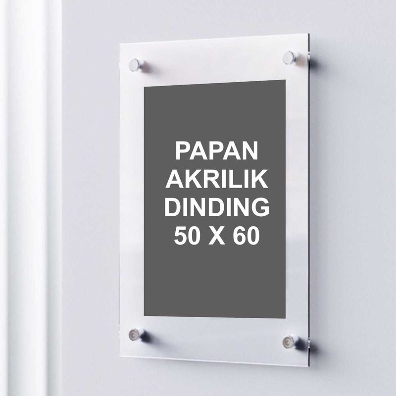 PAPAN AKRILIK DINDING CUSTOM 50X60
