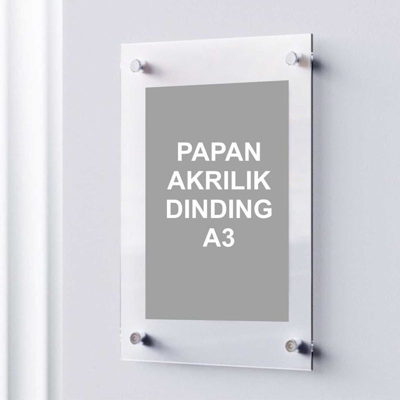 PAPAN AKRILIK DINDING A3+