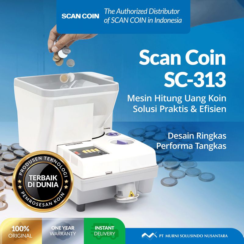 Mesin Hitung Uang Koin SCAN COIN SC-313
