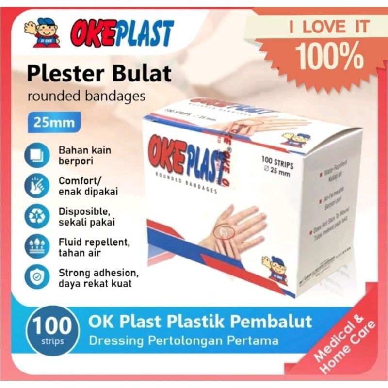 PLESTERIN BULAT OKEPLAST