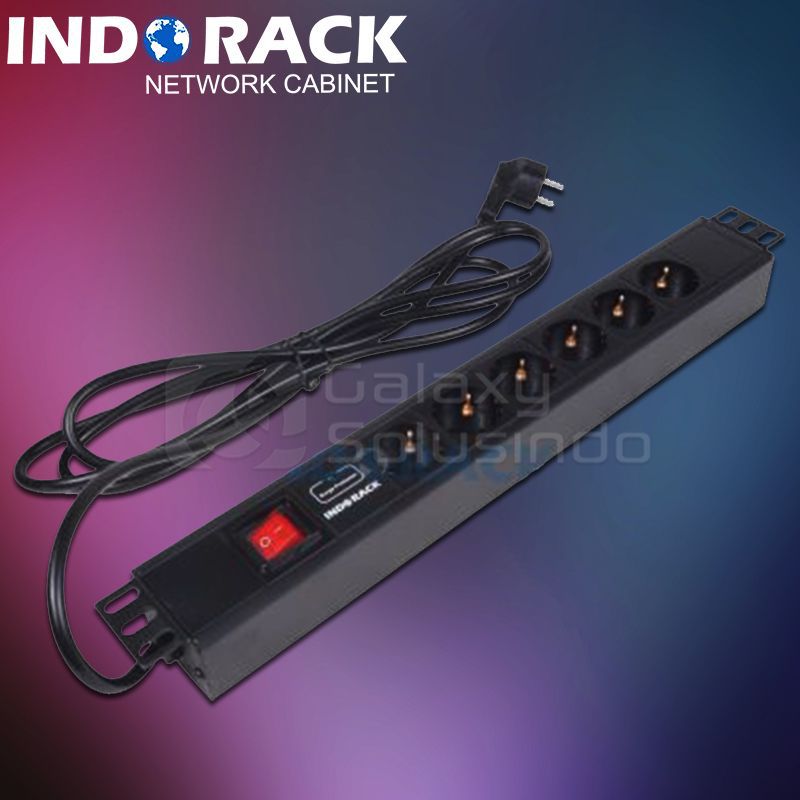 INDORACK POWER DISTRIBUTION UNIT 6 OUTLET GERMANY PDU6G