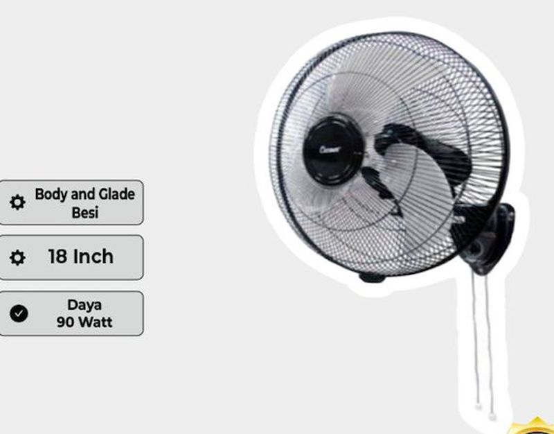 Kipas Angin Dinding Cosmos 18 inch WBF-1804