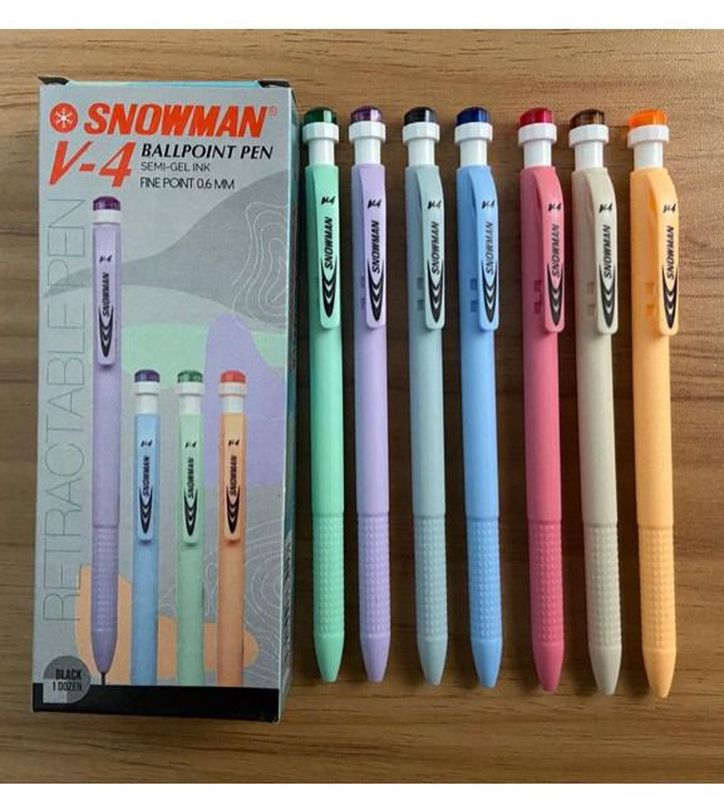 Ballpoint Snowman V4
