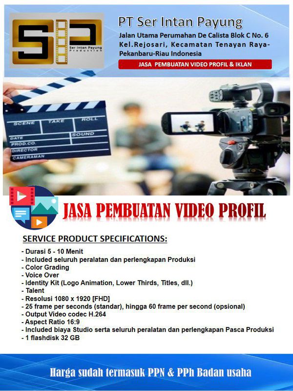 Jasa Pembuatan Video Profil Instansi/Dinas