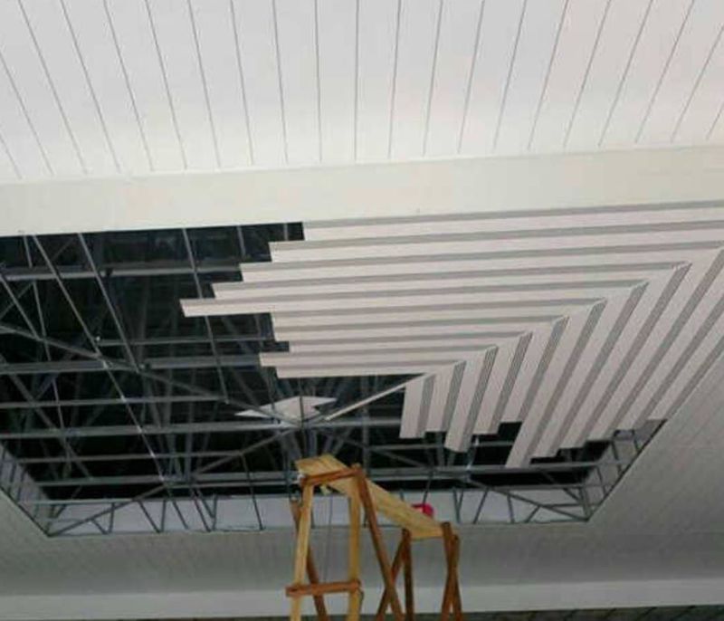 Pemasangan Plafon pvc Merk Mozart model Flat