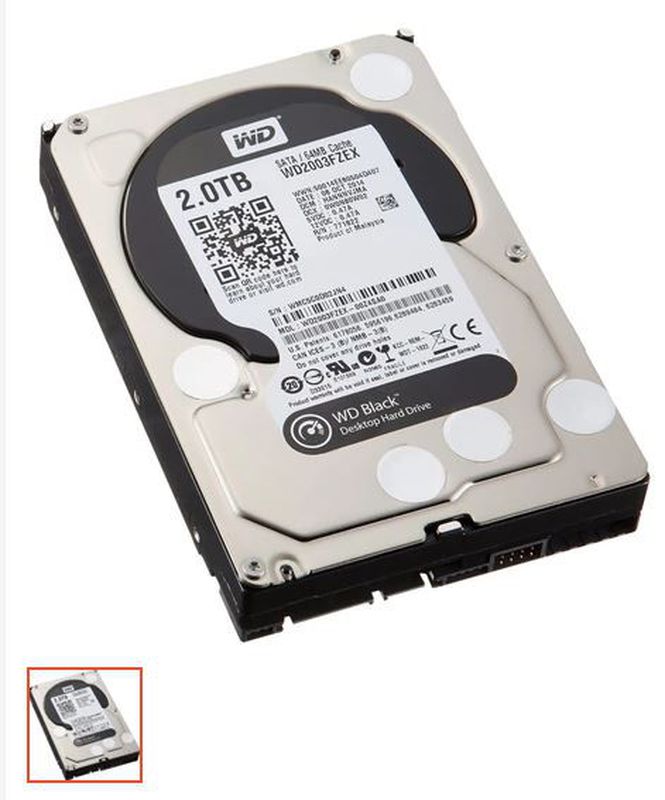 Harddisk WD WD2003FZEX 2TB BLACK EDITION SATA 3 NEW Hardisk HDD 2 TB
