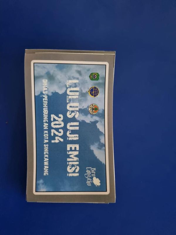 Stiker Uji Emisi