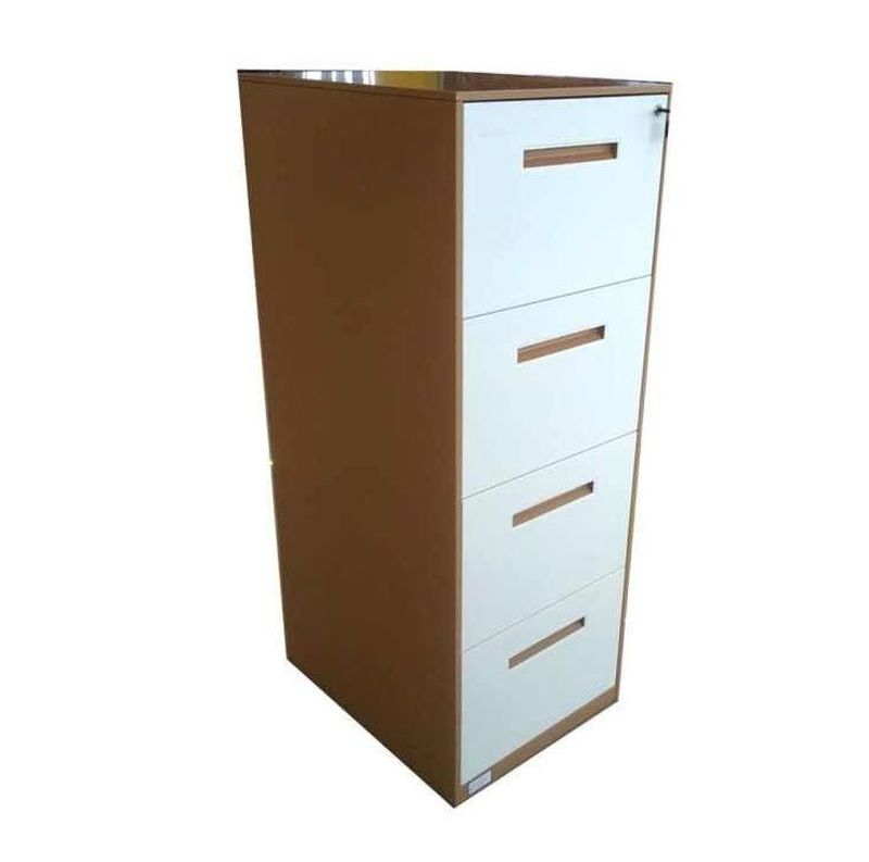 FILE CABINET 4 DRAWER BROWN BEIGE KRISBOW