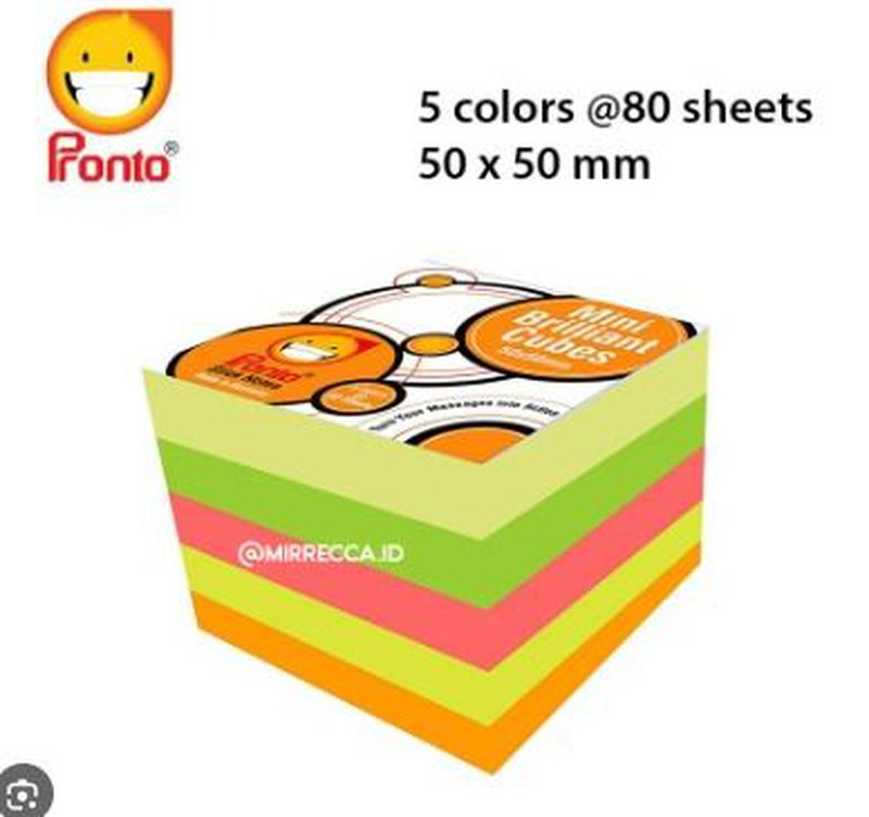Sticky Notes Isi 5 Warna Pronto