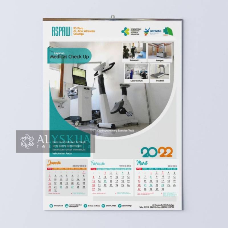 Kalender Dinding Klem - Isi 4 lembar