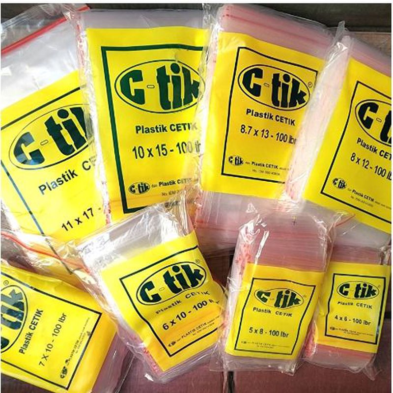 PLASTIK KLIP (PLASTIK OBAT) - 10 X 15