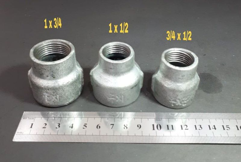 Galvanis/Galvanise Vlok Sok 3/4 x 1/2" inch in/Reducer Sock/R Sok Besi