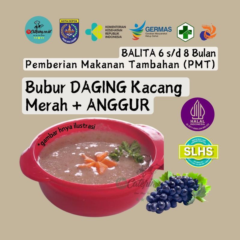 Pemberian Makanan Tambahan (PMT) BALITA 6-8 Bulan -- Bubur DAGING ...