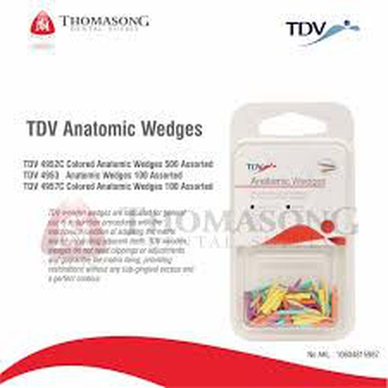 ANATOMIC WEDGES - 100S WOODEN WEDGES-COLOURED