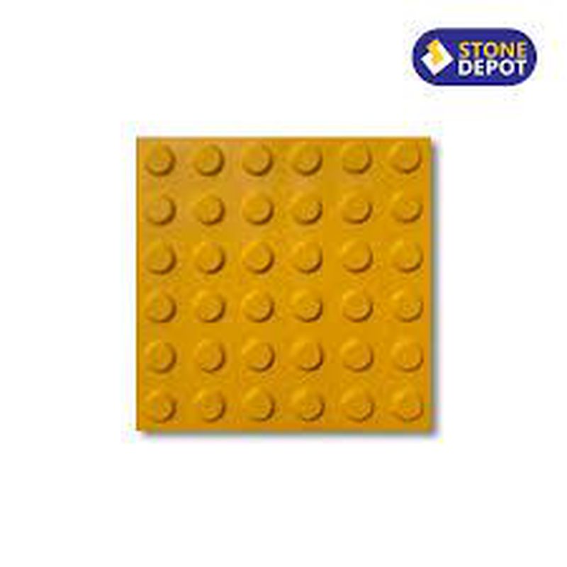 Guiding block karet kuning bulat