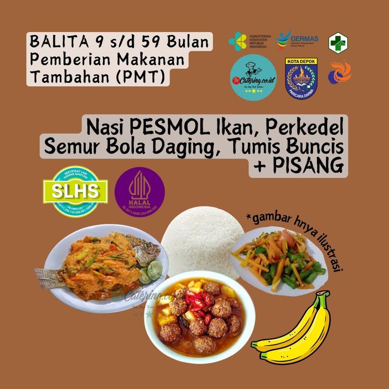 Pemberian Makanan Tambahan (PMT) BALITA 9 s/d 59 bln -- Nasi PESMOL ...