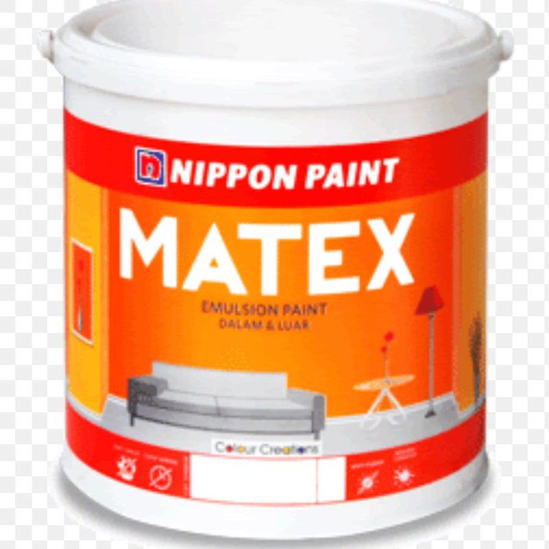 Cat Tembok Nippon matex emulsion cat tembok 5kg - Putih