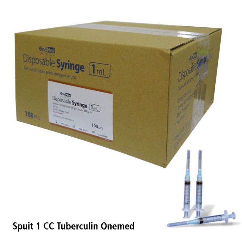SPUIT / SYRINGE 1 CC ONEMED