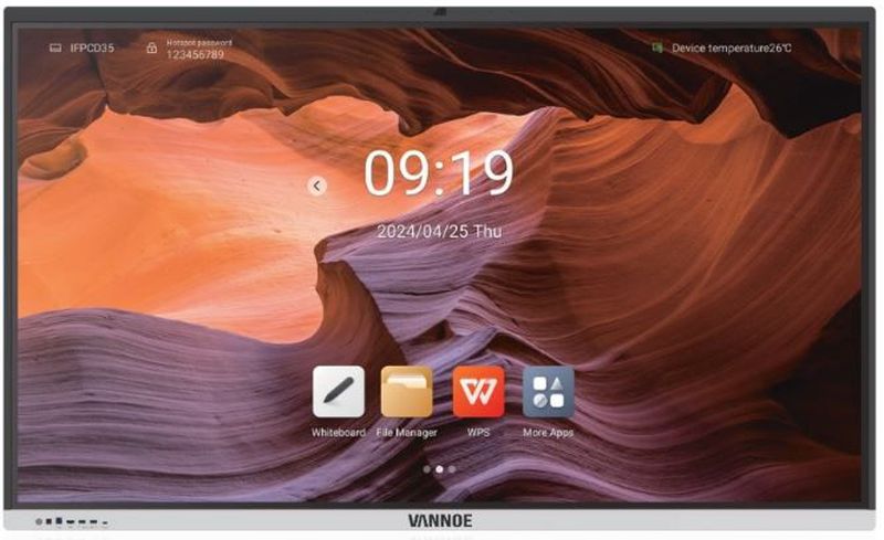 VANNOE VN-IF75-VK5 75 INCH INTERAKTIF FLAT PANEL WHITEBOARD INTERAKTIF