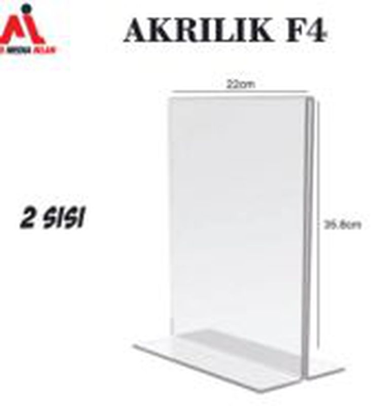 akrilik standing F4